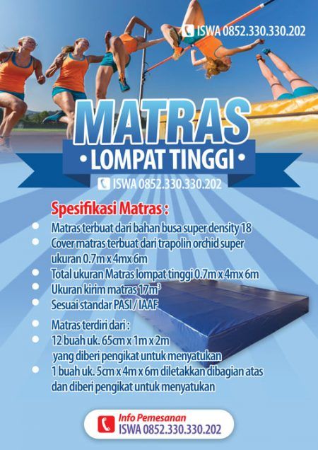 Jual Matras Lompat Tinggi - GrosirMatrasBeladiri.com